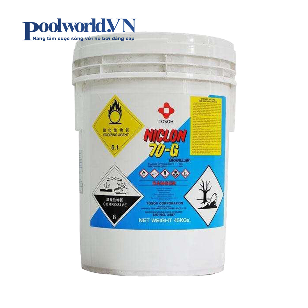 Niclon 70G (Chlorine Nhật) Chính Hãng | Hóa Chất Hồ Bơi Giá Tốt